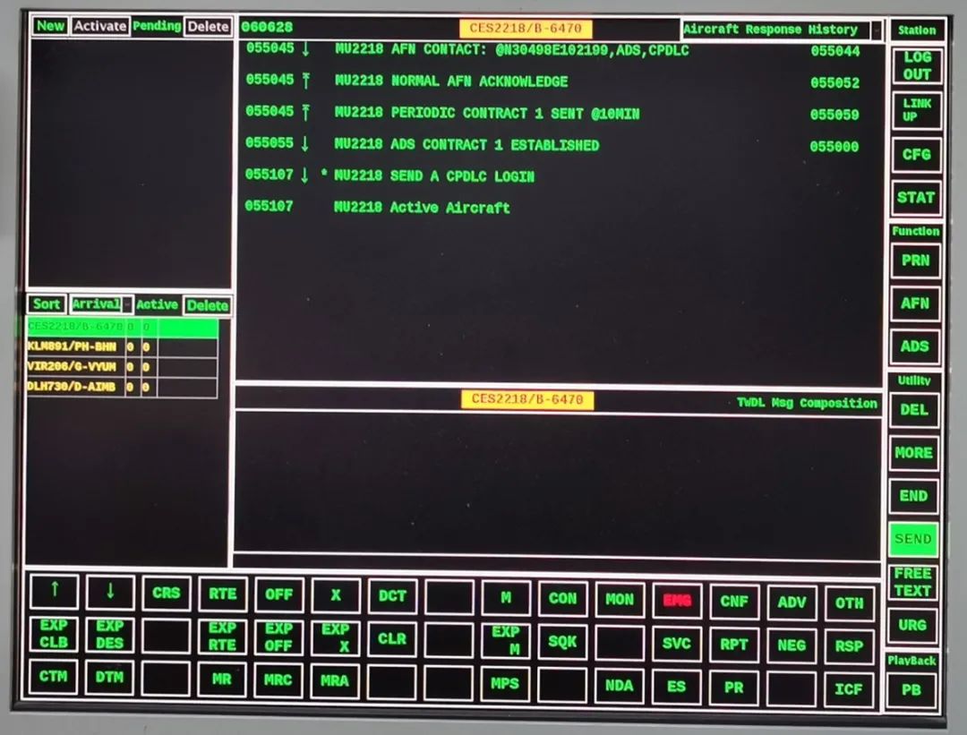 CPDLC和ADS-C – 737 playbook